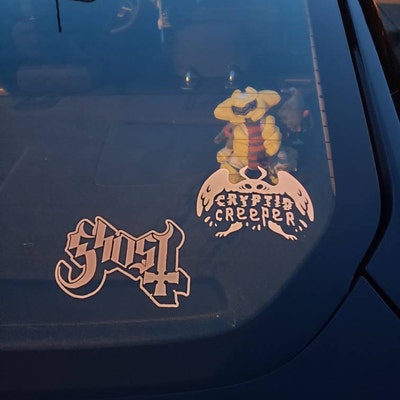 Cryptid Creeper Decal MULTIPLE STYLES AVAILABLE Mothman, Jersey Devil ...