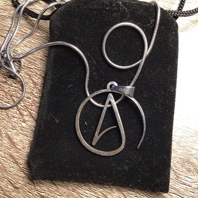 Ingwaz Rune Necklace, Runic Elder Futhark Runes Jewelry, 100% Lead-free ...