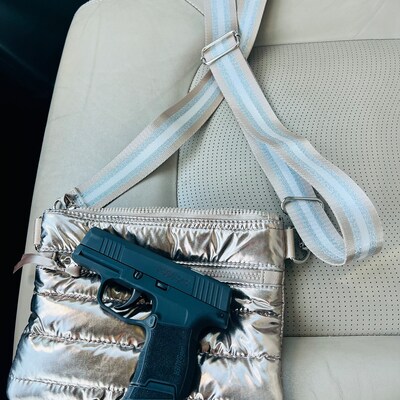 Lexie Key Chain White Puffer Mini Wallet - Etsy