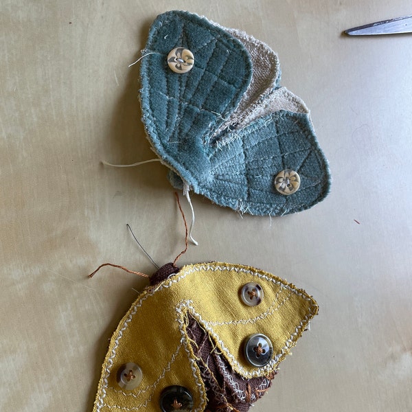 Simple Fabric Moth and Butterfly PDF Sewing Pattern / Digital Download ...