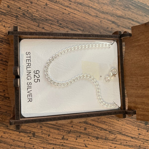 925 Sterling Silver Cuban Link Chains Men's Women's Curb Necklace ...