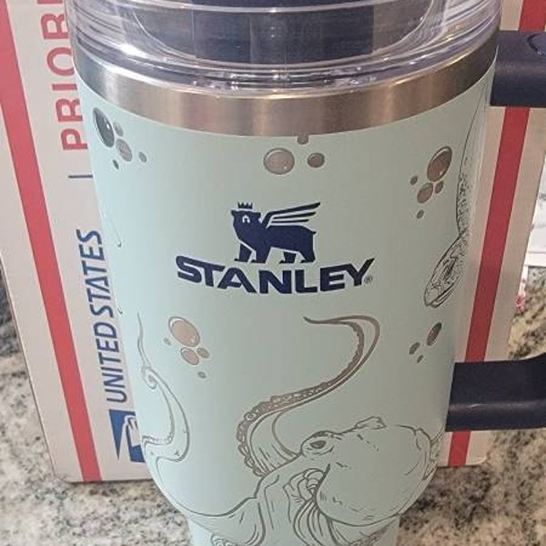 Stanley 40oz 30oz Tumbler, Ocean Tumbler, Underwater Tumbler, Laser ...