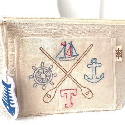 Nautical Embroidery Crest Frame Design, Add a Letter or Monogram, 4x4 ...