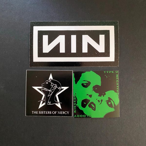 NINE INCH NAILS Sticker 4 X 2" [weatherproof Vinyl Bumper Decal] [nin ...