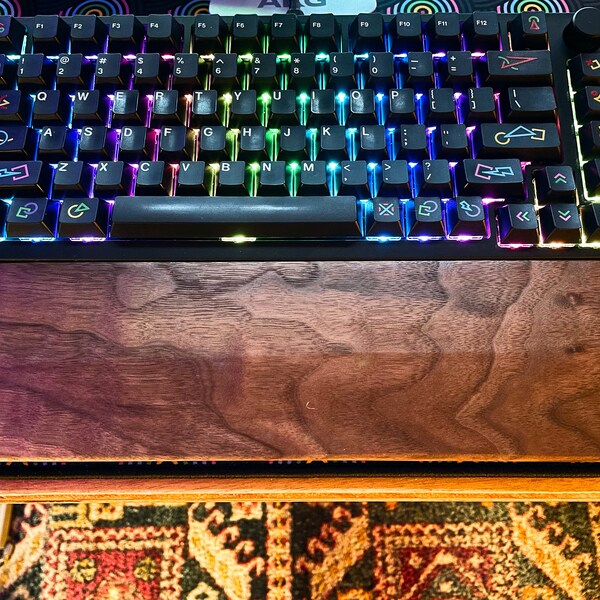 Walnut Catch All Tray, Wooden Tray, Round Wooden Tray - Etsy