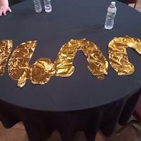 WELCOME HOME Balloon Banner W/ Custom Name Letter Balloons Gold Silver ...