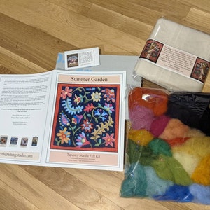 Medieval Gryphon Needle Felting Kit Dragon Tapestry Craft Kit Beginners ...