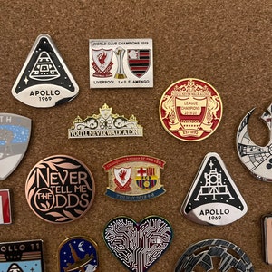 NASA Apollo 11 Command Module Enamel Pin Space Program Art Cosmic ...