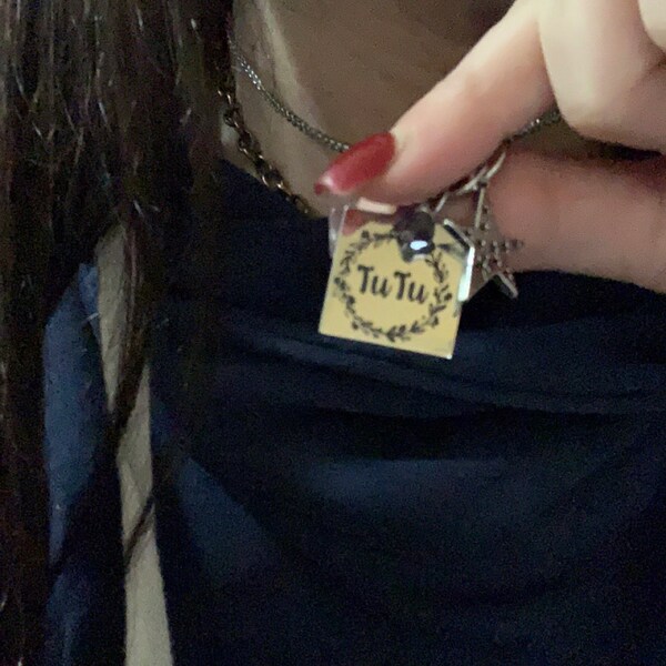 Tutu, Tutu Pendant, Charm Necklace, Charm Necklace, Tutu Gift, Tutu ...