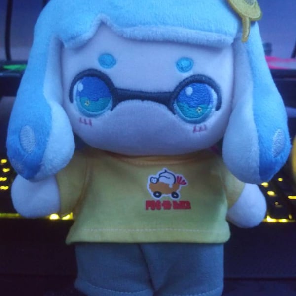 Splatoon 3 Plush Charm Squid Octoling Inkling Cotton Doll Keychains Art ...
