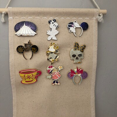 Enamel Pin Banner, Pin Display, Enamel Lapel Pin Display, Enamel ...