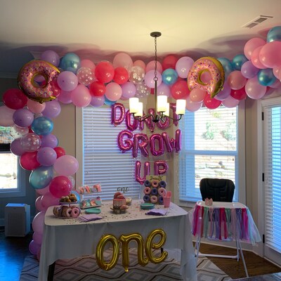 Balloon Garland Kit Donut Grow up Party Donut Balloons Donut Donut Birthday Party Balloons - Etsy