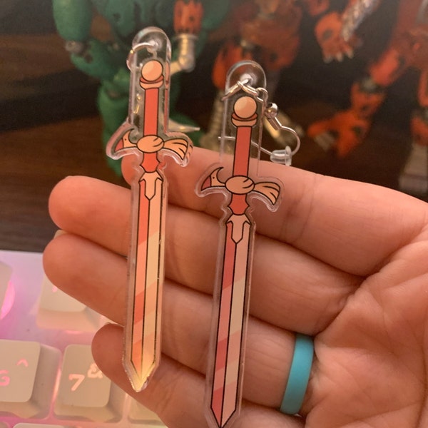 Amphibia Sashas Sword Earrings Amphibia Sasha - Etsy UK