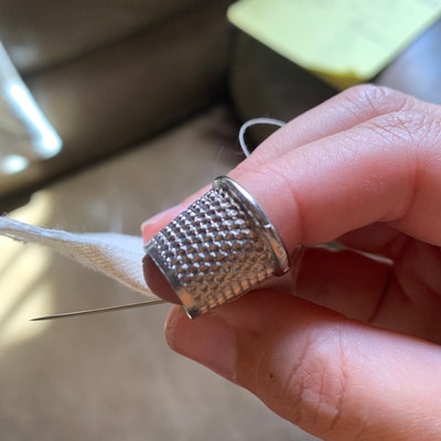 Vintage German Made Size 9 Sewing Thimble Closed End - Etsy