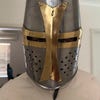 Medieval Templar Fantasy Warrior Helmet Great Templar Horn Helmet ...