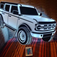 Ford Ranger Raptor SVG Pick up Truck PNG SVG, Cut File, Drawing ...