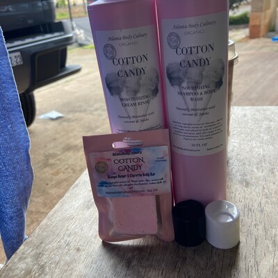 Cotton Candy Set Shampoo and Conditioner Organic Shampoo Organic Hair ...