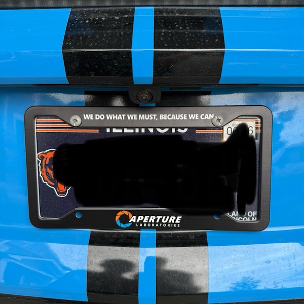 Black Mesa License Plate Frame, Gamer License Plate Holder, Game Car ...