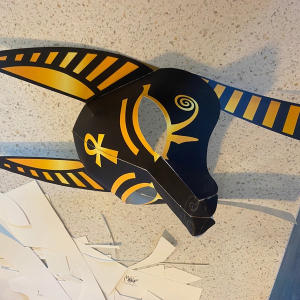 Thoth Mask PRINTABLE. Masquerade Mask. Egyptian Mask. Mask Template ...