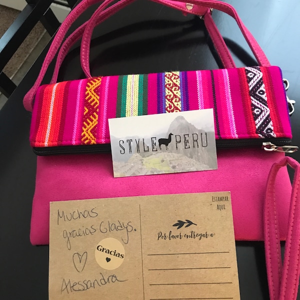 Authentic Handmade Peruvian Small Crossbody Purse - Etsy