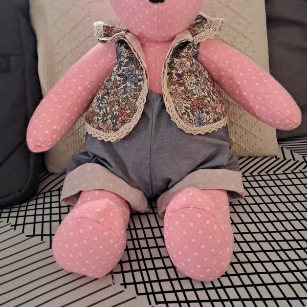 Teddy Bear Pattern Memory Bear Pattern Memory Bears Sewing Pattern Bear ...