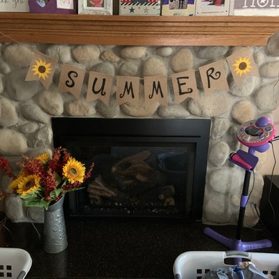 Summer Banner Snowball Banner Snoball Banner Burlap Banner - Etsy
