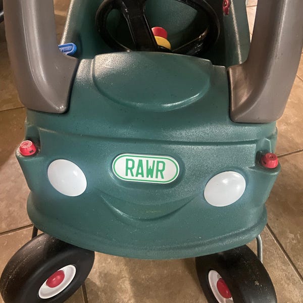 Cozy Coupe License Plate Customizable License Plate for Ride on Car ...