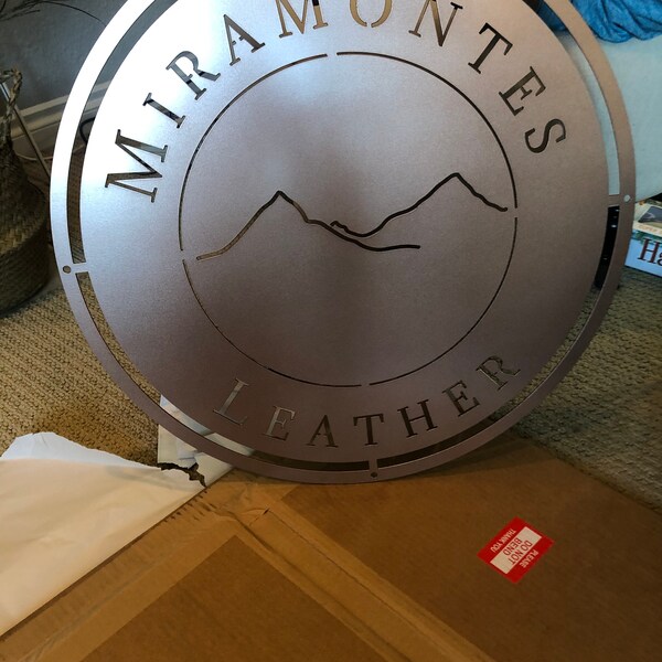 Business Sign, Custom Cut Metal Sign, Custom Logo, - Etsy