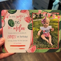 Apple Birthday Invitation Apple Joint Birthday Party - Etsy