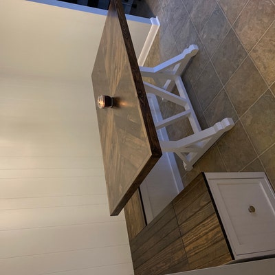 Rustic Modern Corner Bench With Slanted Backrest Custom - Etsy