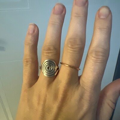 Two Monkeys Hugging Sterling Silver Ring Animal Ring - Etsy