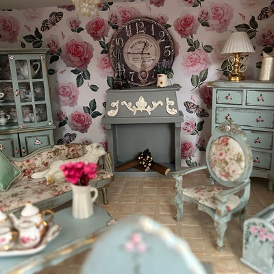 Miniature Mouse House, Dollhouse Mouse Furniture, Dolhouse for a ...