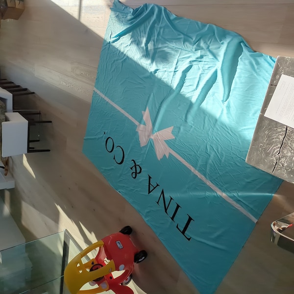 Blue Birthday Party Backdrop, Breakfast at Party Decorations, Robin Egg ...