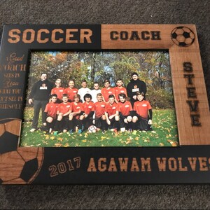 Gift for Coach Picture Frame for Coach Football Coach Gift Sports Frame ...