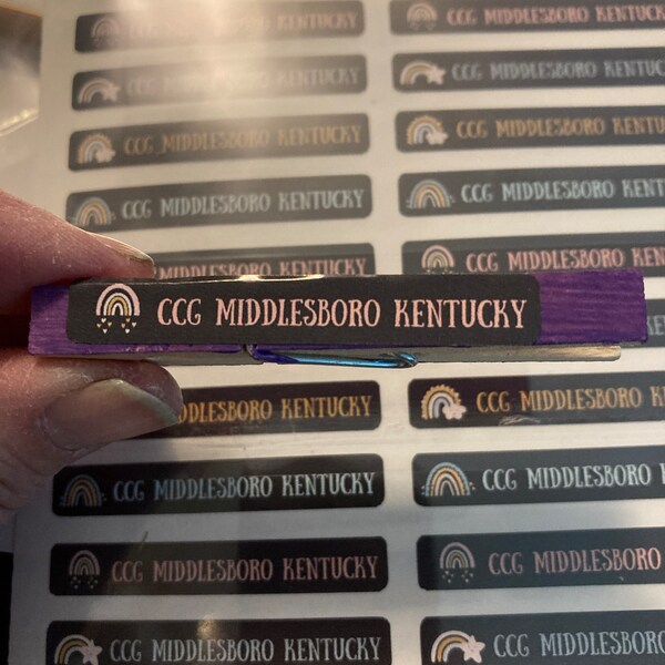 72 Skinny School Supply Labels - Dishwasher Safe - Waterproof Labels ...