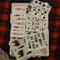 Vampire Foods STICKER Pack Spooky Cute pastel Goth Pack of Thirteen ...