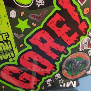 The Stuff Horror Movie Logo Buttons. 1.5 80s Retro Cult Film Classic ...