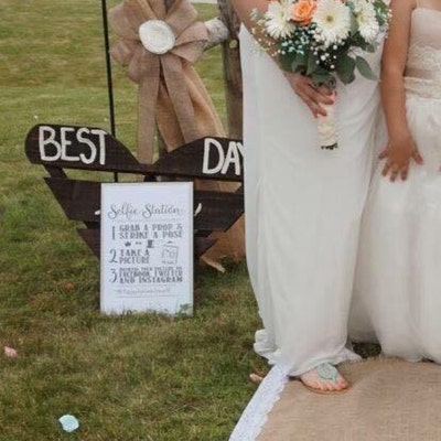 Selfie Station Sign, Share Pics on Social Media, Take a Selfie Hashtag ...