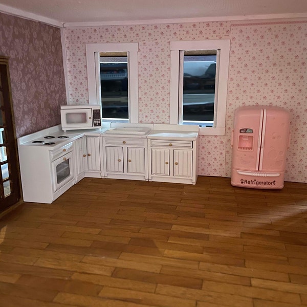 Miniature Dollhouse 1:12 Scale Kitchen Cabinet Set - Etsy