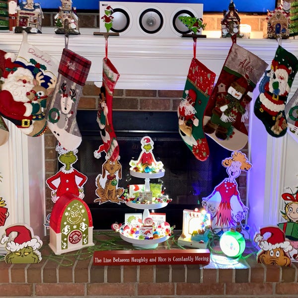 Personalized Christmas Stockings,name Embroidered Christmas Stockings ...