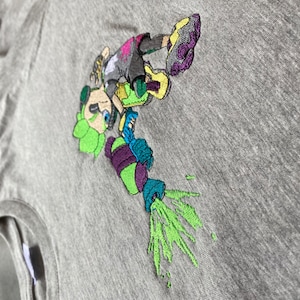 Splatoon Kid Machine Embroidery Design 4x4 - Etsy