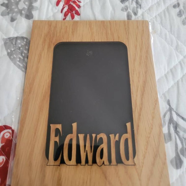 Custom Name With Meaning Photo Mat | Engraved Picture Mat | Tatum ...