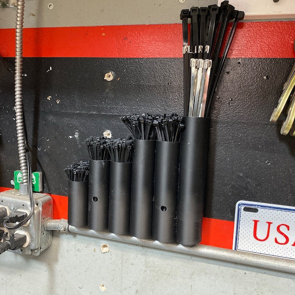 Wall Mounted Zip Tie Cable Tie Organizer - Etsy