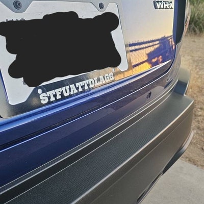 Stained Glass Mountain Range Aluminum Front License Plate Vanity Plate ...