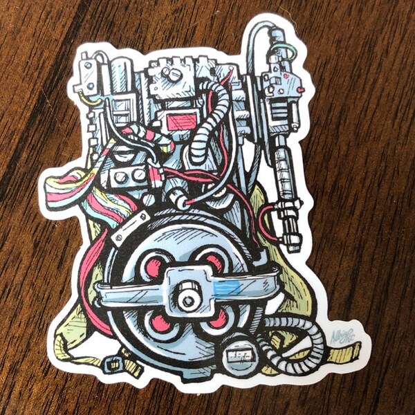 Proton Pack - Sticker Decal - FREE US SHIPPING - Etsy