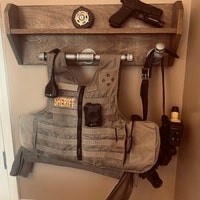 Wall Mounted Duty and Tactical Gear Rack Small - Etsy Canada