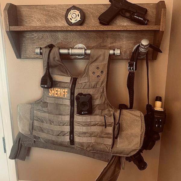 Wall Mounted Duty and Tactical Gear Rack Small - Etsy