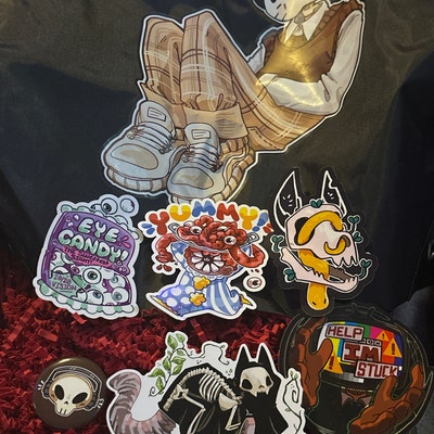 Snake Snack Fast Food Waterproof Sticker Set - Etsy