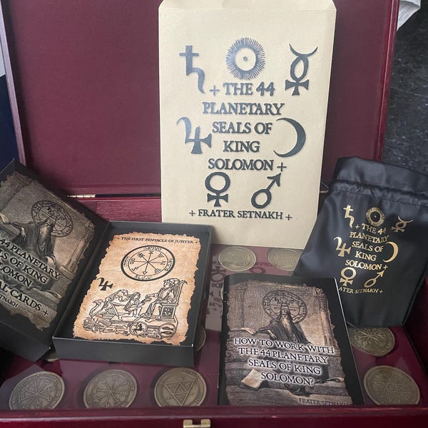 Meditation Mat for Solomon Magick Operations Pre-orders Planetary Seals ...