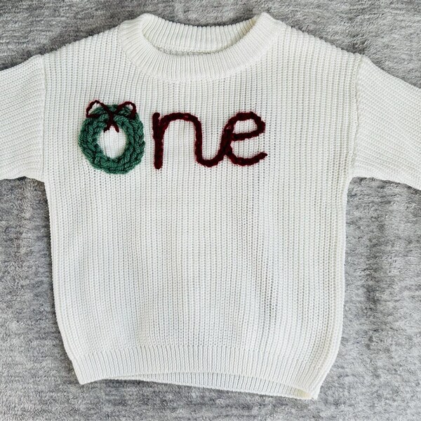 Custom Embroidered Name Sweater, Toddler Sweater, Embroidered Name ...